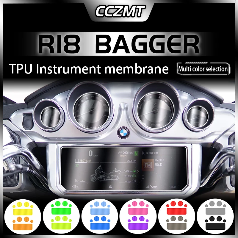 For-BMW-R18-Bagger-Motorcycle-Instrument-Dashboard-Screen-Protector ...