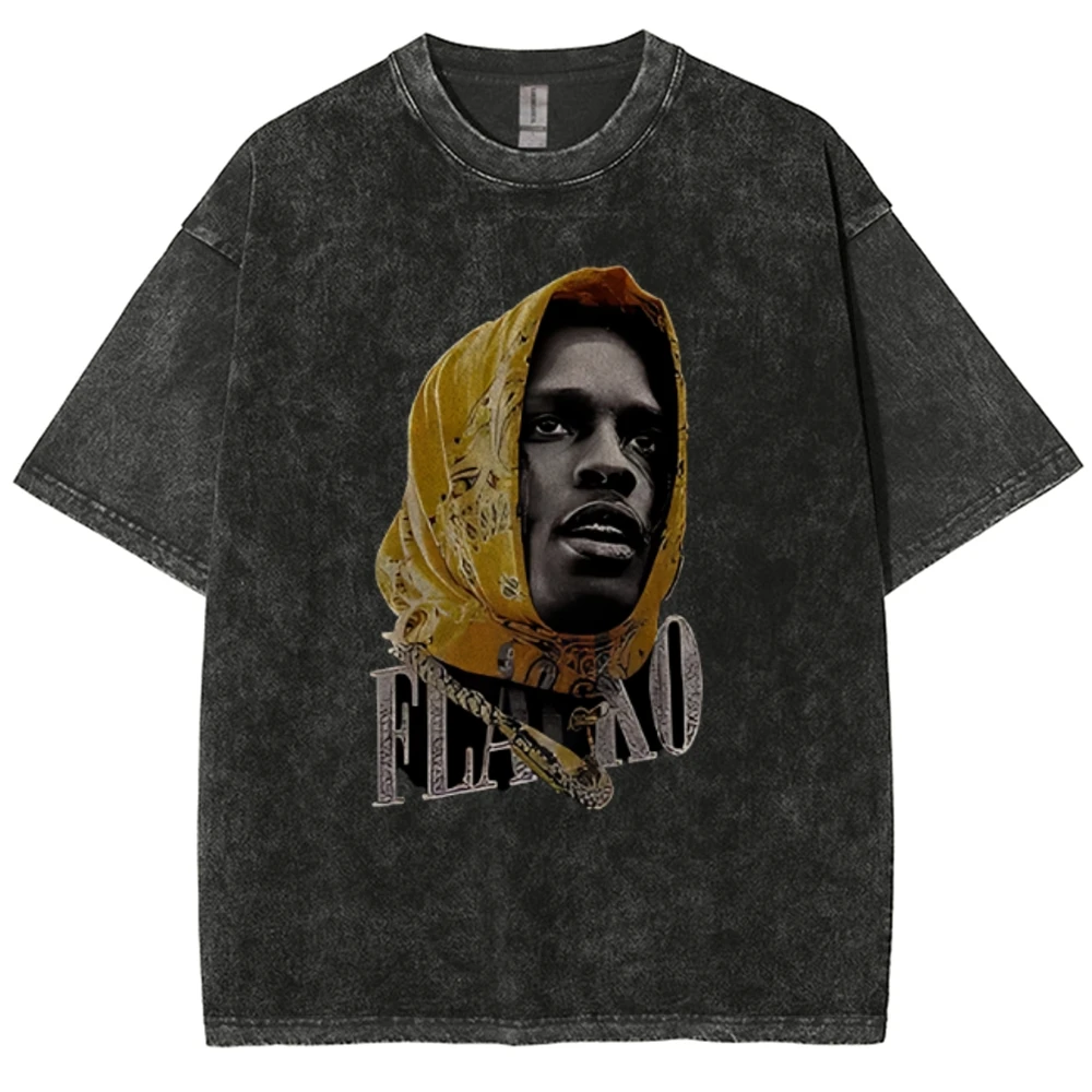Flalao-Graphical-Print-Tshirs-Unisex-Cotton-Washed-T-shirt-For-Men ...