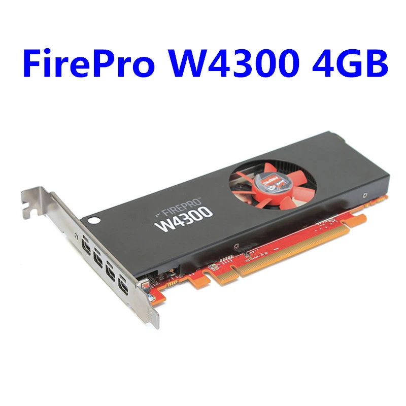 FirePro tarjeta gráfica profesional W4300, Original, 4GB, 4K, 60Hz ...