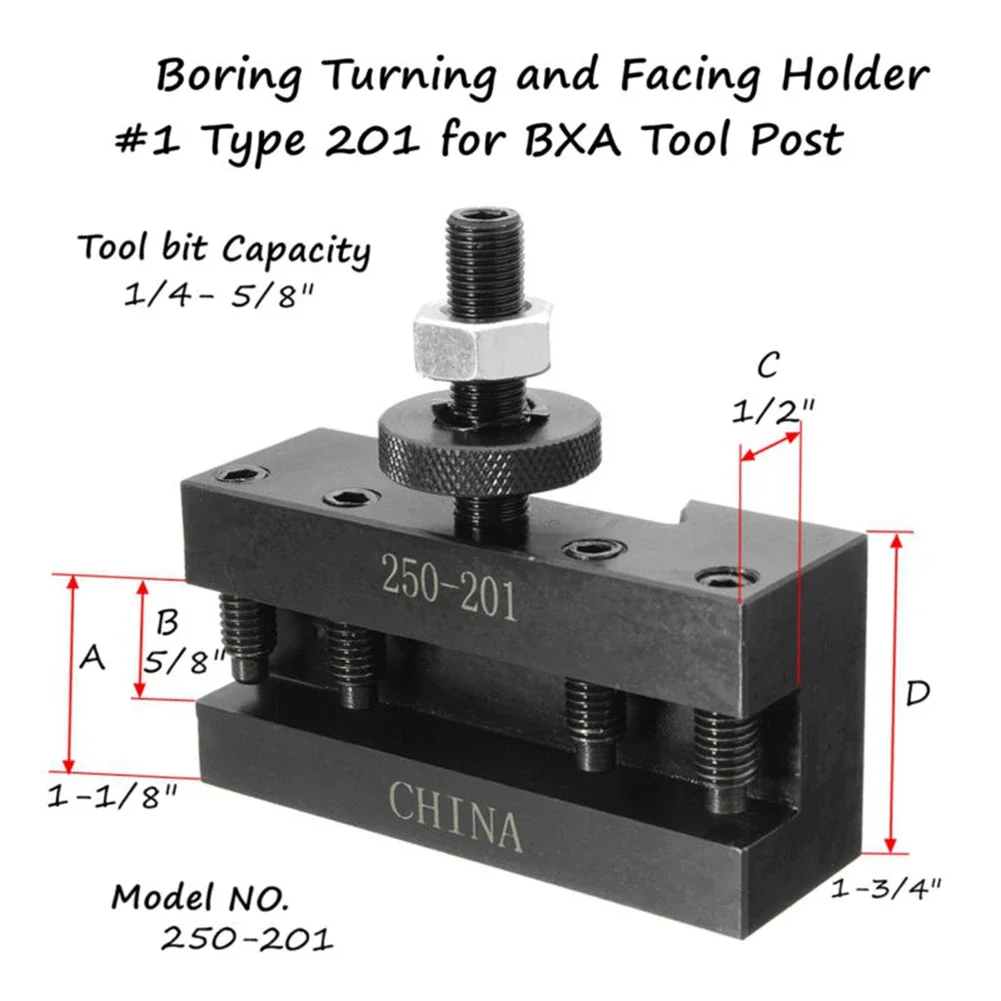 Tools-Holder-10-15-80x75x25mm-BXA-1-Black-NO-250-201-Post-Quick-Change ...