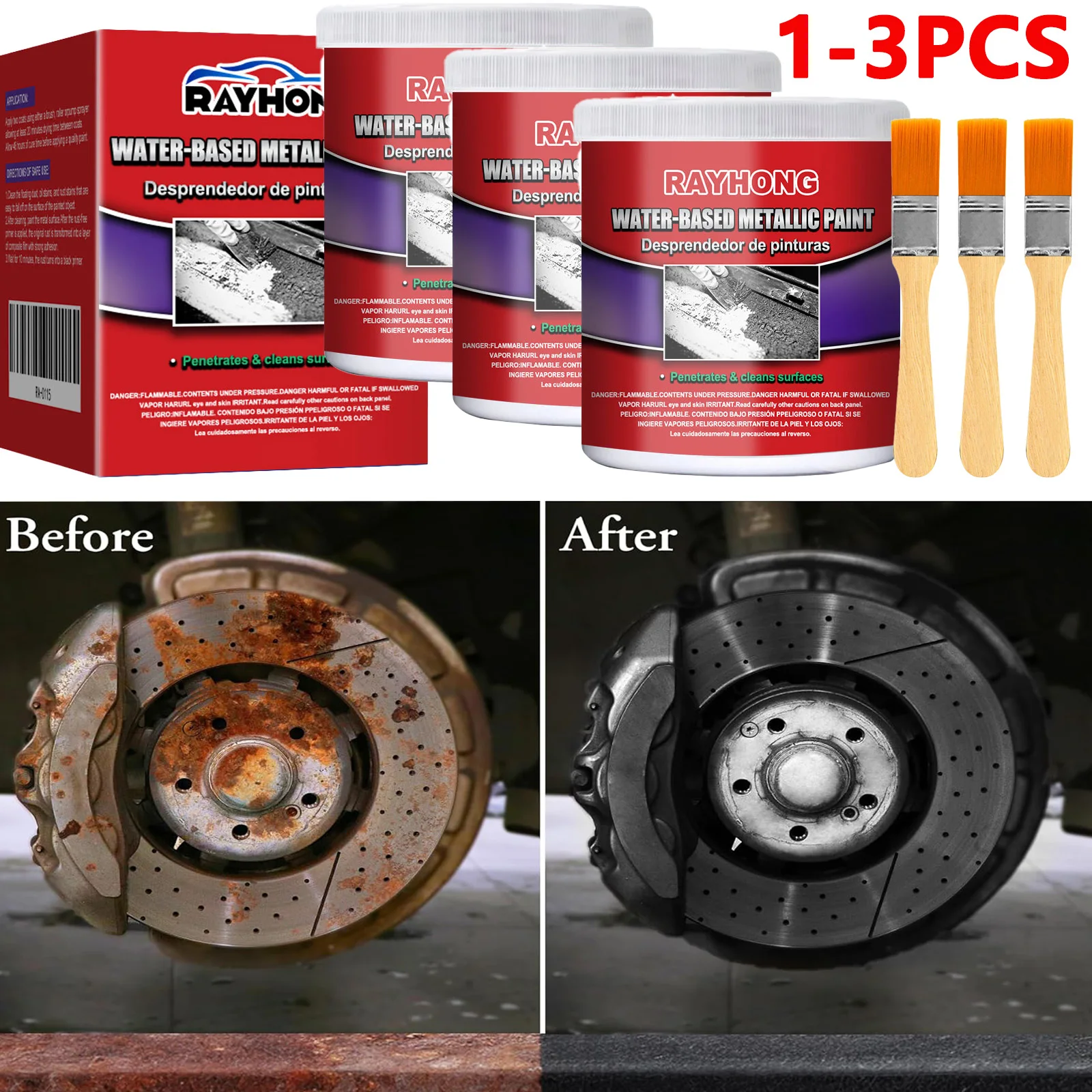 Rust Converter Primer Anti Rust Paint for Metal Water Based Rust ...