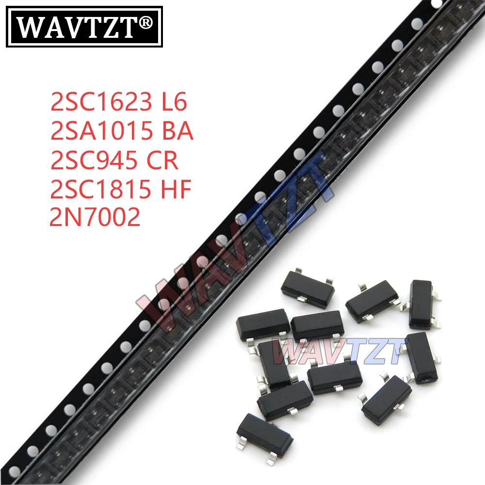 100PCS-2SC1815-2SC1623-2SC945-2SA1015-2N7002-HF-L6-CR-BA-SOT23 ...