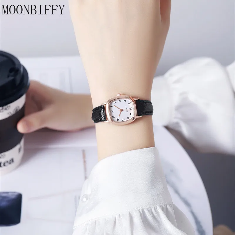 Small-Square-Belt-Retro-Women-Watch-Korean-Fashion-Women-Quartz-Watch ...