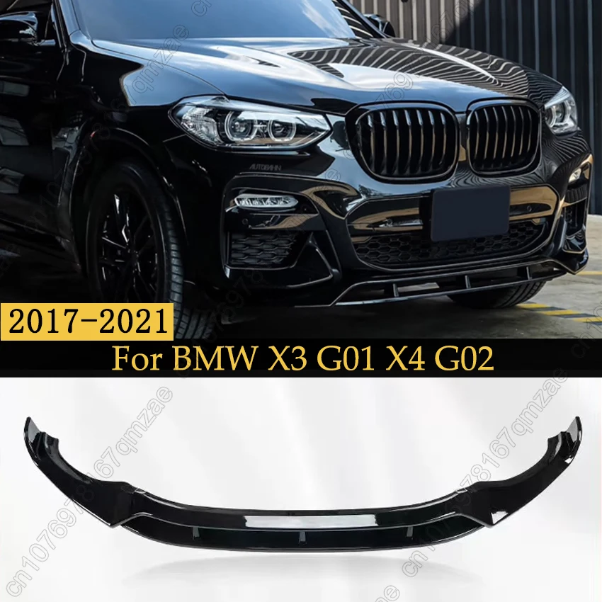 Front Bumper Lip Splitter Spoiler Diffuser For BMW X3 G01 & X4 G02 M ...