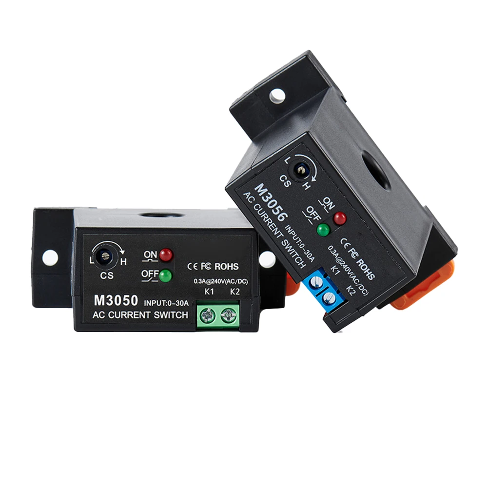 AC Current Sensing Switch 0.2-30A Self-Powered Induction Relay M3050 ...
