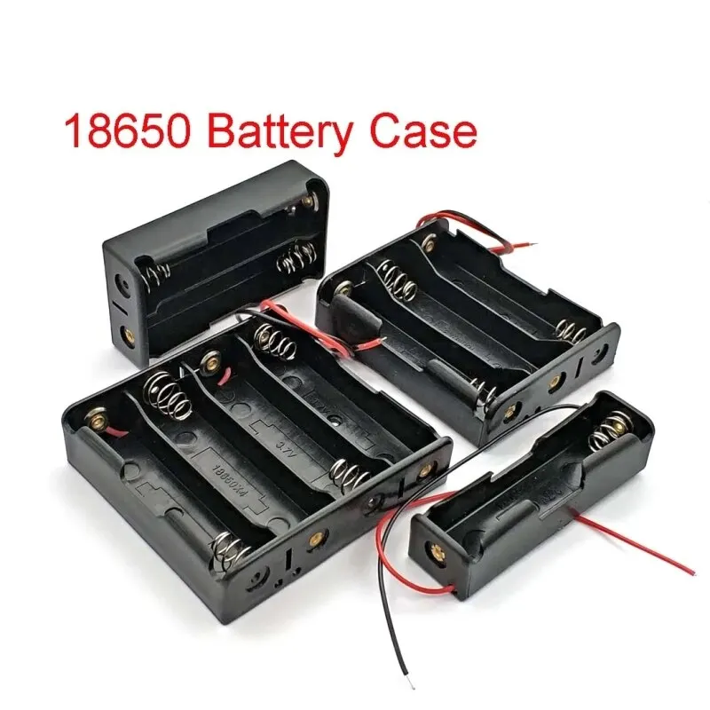 Black-Plastic-DIY-Battery-Storage-Case-Clip-Holder-Container-1X-2X-3X ...