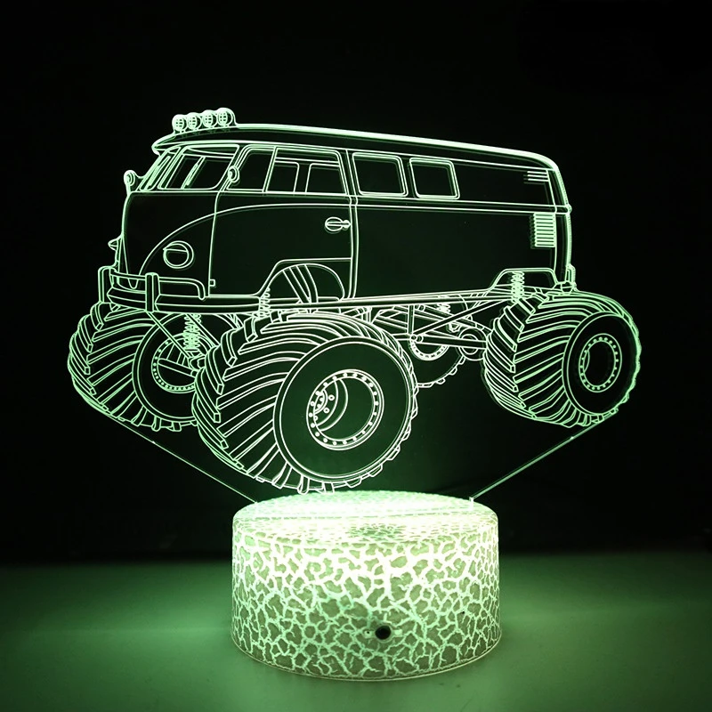Tractor-3D-Illusion-Night-Lamp-Light-USB-Charge-Table-Desk-Lamps ...