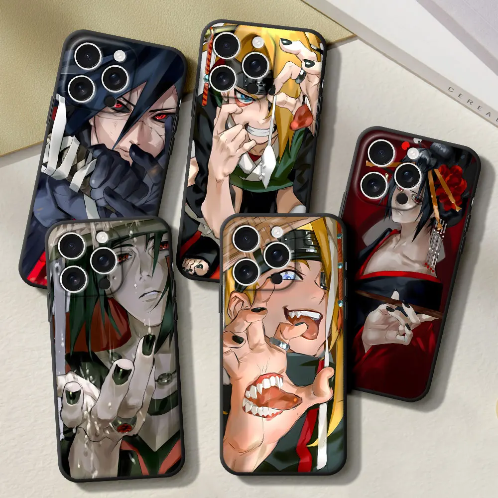 Deidara Naruto Uchiha Itachi Case for iPhone 16 11 15 16e 14 12 Mini 13 ...