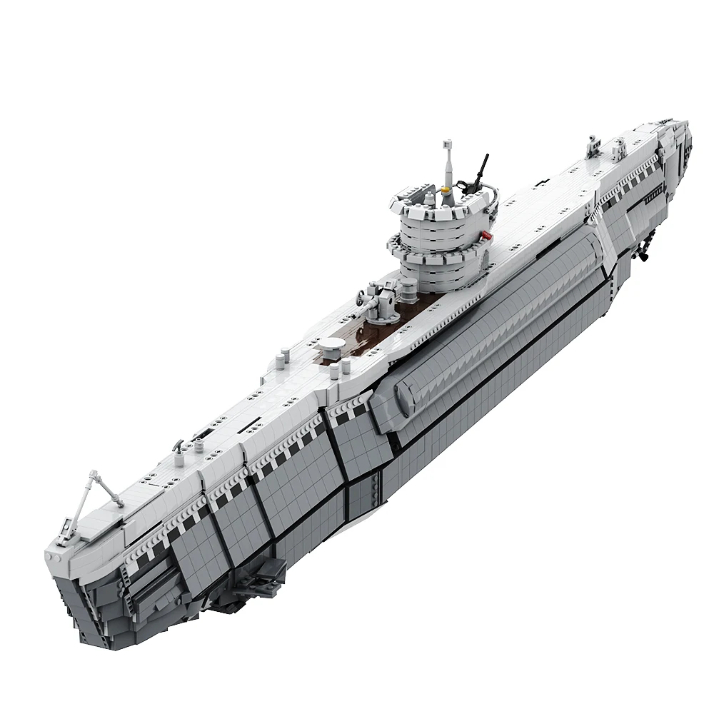 Gobricks-MOC-Type-VIIB-U-Boat-Model-Submarine-Bricks-Military ...