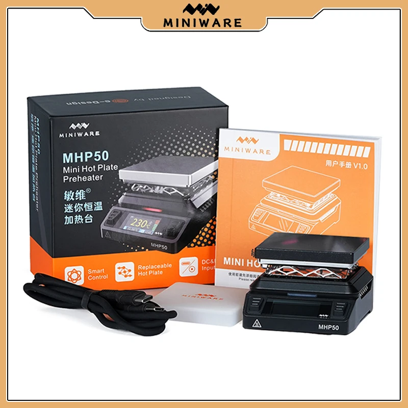 Miniware-Mhp50-MiNi-Hot-Plate-BGA-Preheater-Preheating-Rework-Station ...