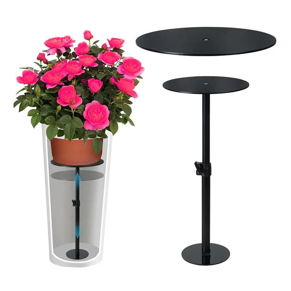 Adjustable Plant Riser Flower Pot Stand Metal Plant Lift Insert for ...