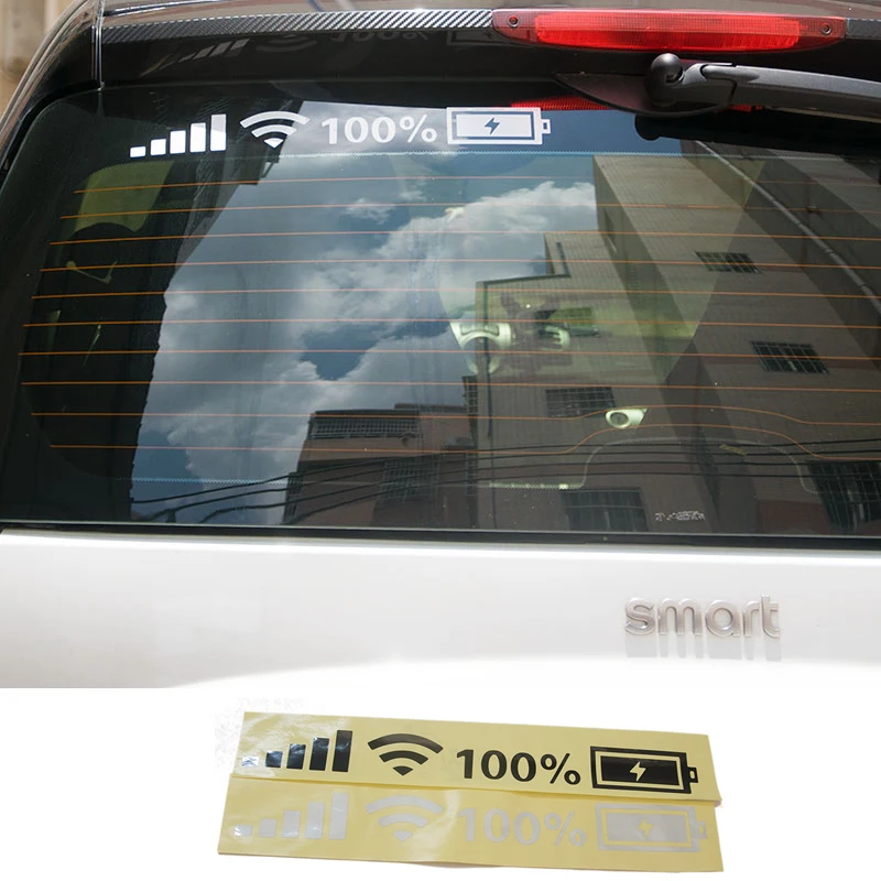 For Smart 451 453 Fortwo Forfour Wifi 100% Battery Level Mark Decals ...