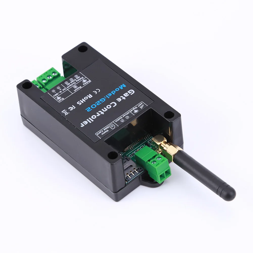 New-G202-GSM-Gate-Opener-Relay-Switch-2G-Remote-Control-200-User-Door ...