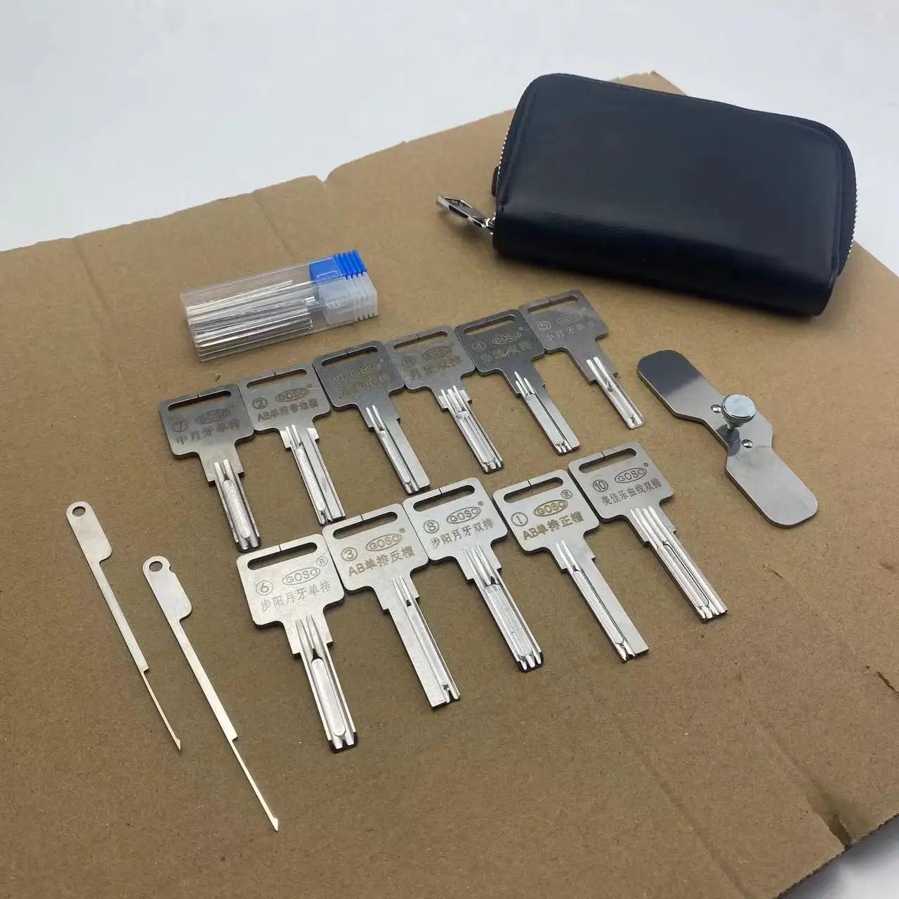 NEW Arrival GOSO Locksmith Tools High Quality Tin Foil Keys Set