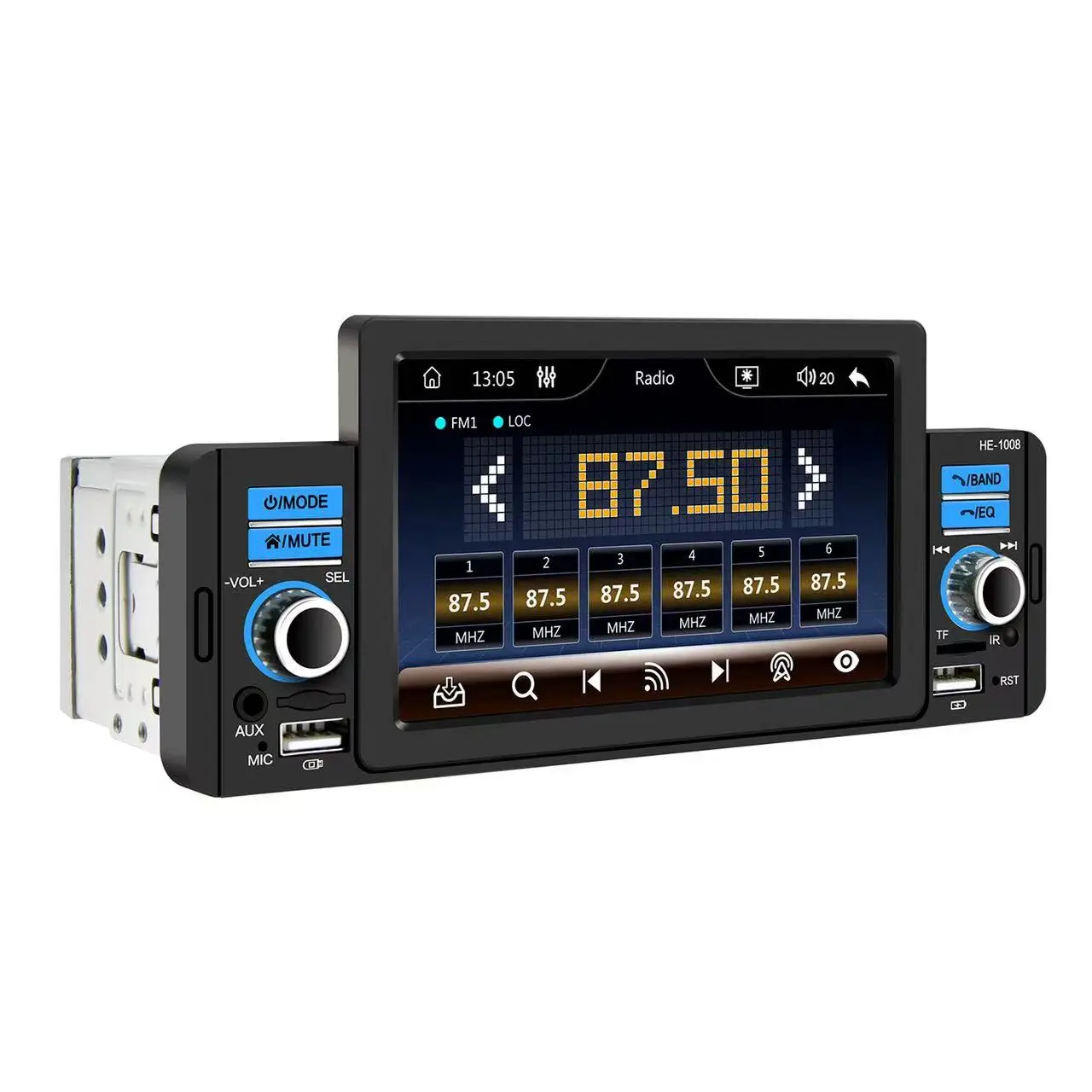 Universal-HD-Multimedia-Autoradio-Bluetooth-Dual-USB-Leitor-de-V-deo ...