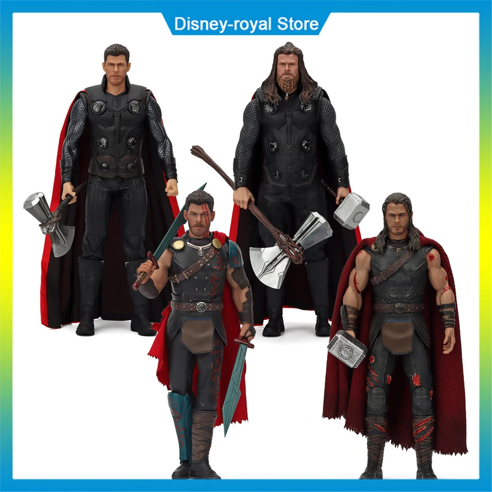 1-6-Large-Thor-Action-Figures-Toys-30cm-Avengers-Thor-Pvc-Movable ...