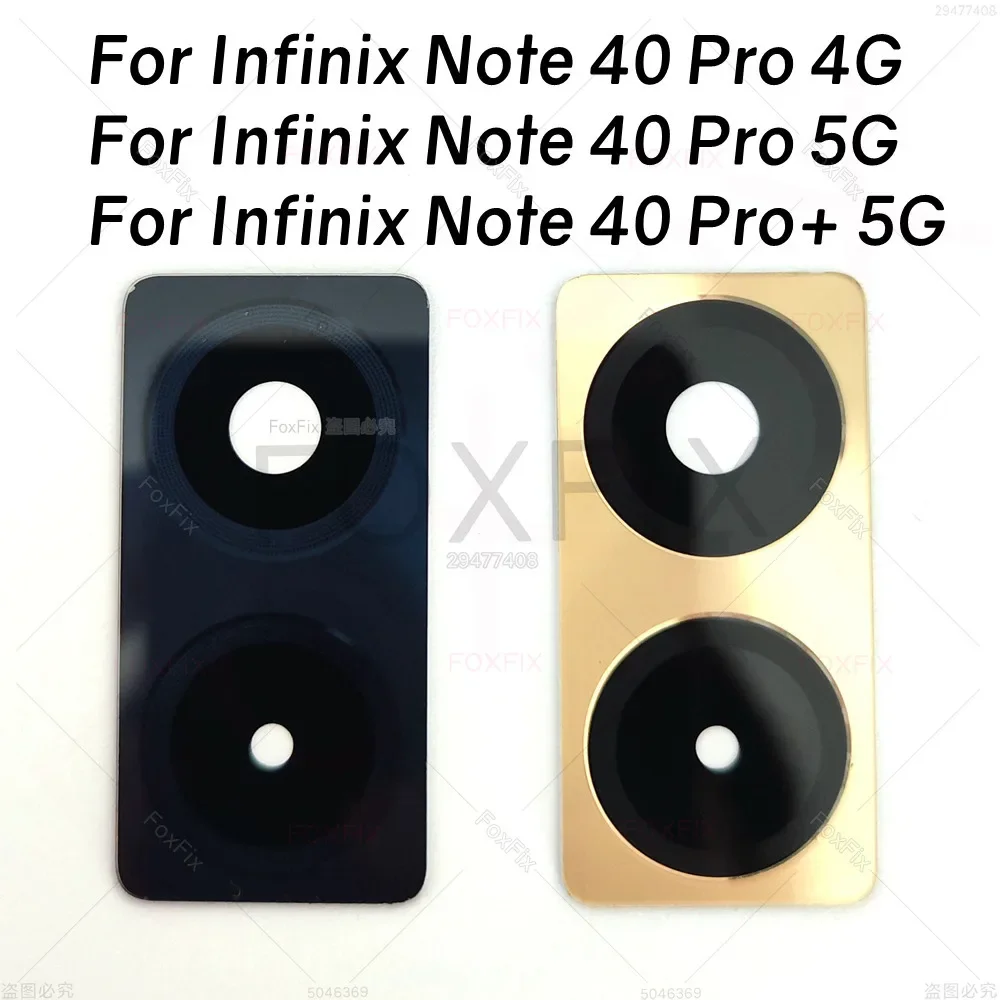 Back Camera Lens For Infinix Note 40 Pro+Plus 5G Note40 Pro 4G X6850 ...