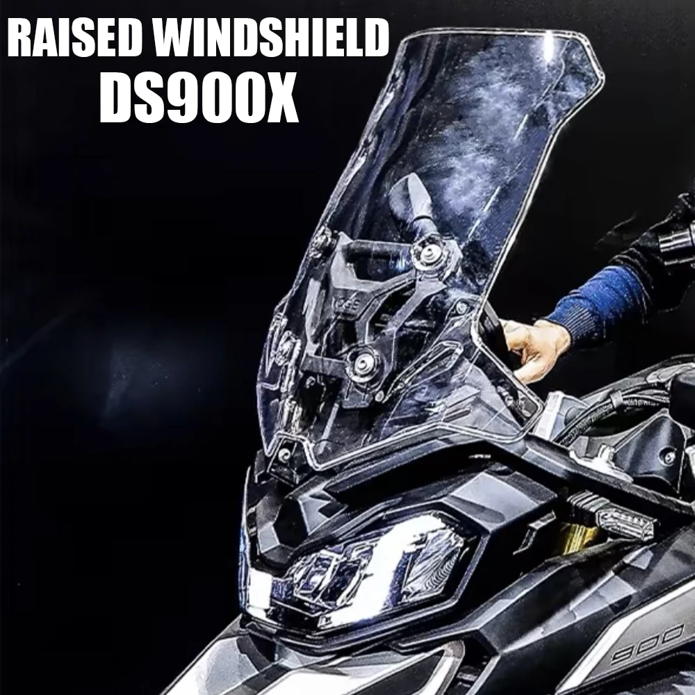 DS900X-RAISED-WINDSHIELD-Motorcycle-Screen-New-Windshield-For-Loncin ...