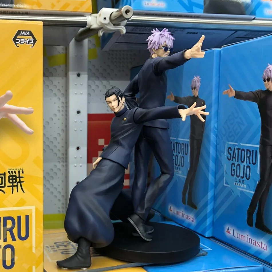 Hot Satoru Gojo Statue Jujutsu Kaisen Anime Figure Geto Suguru Combact ...