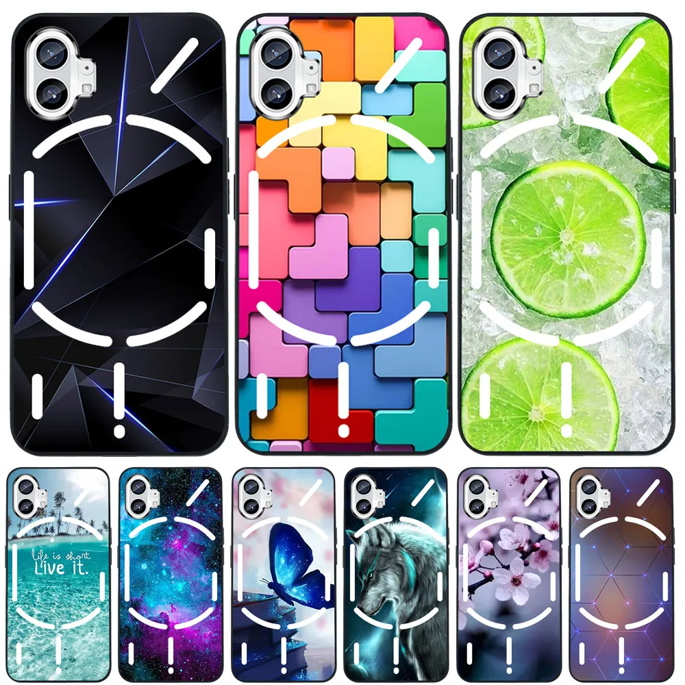 For-Nothing-Phone-One-Nothing-Phone-1-Case-Soft-Black-Silicone-Bumper ...