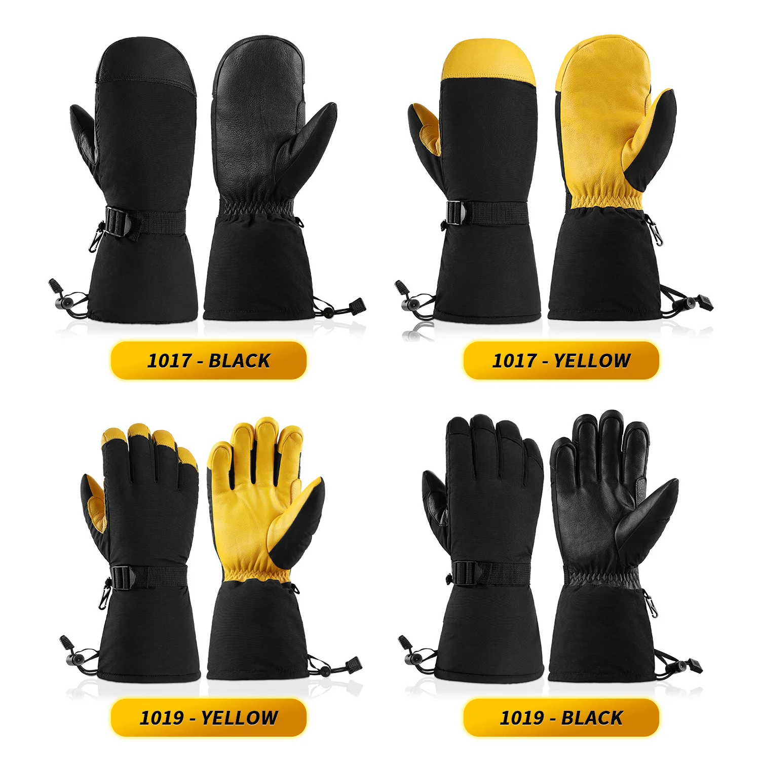 OZERO-Long-Winter-Gloves-Ski-Mittens-Thinsulate-Insulated-Snow-Work ...