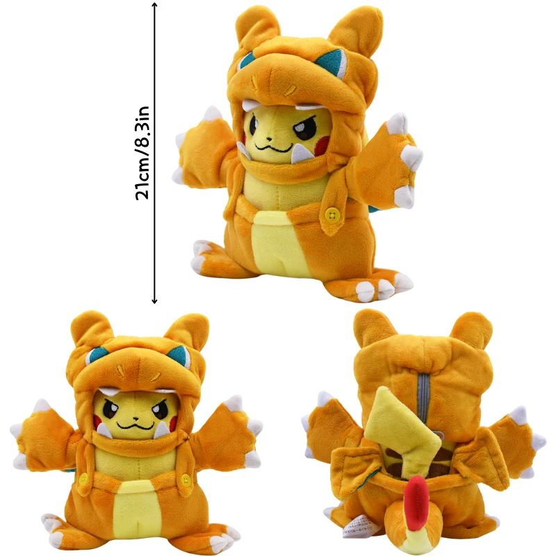 Pokemon Mega Rayquaza Fuse Charizard X Y Plush Toys Pikachu Shiny ...