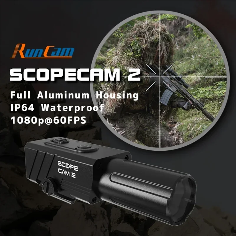 RunCam-ScopeCam-2-Airsoft-Action-Camera-carca-a-de-alum-nio-1080p-60FPS ...