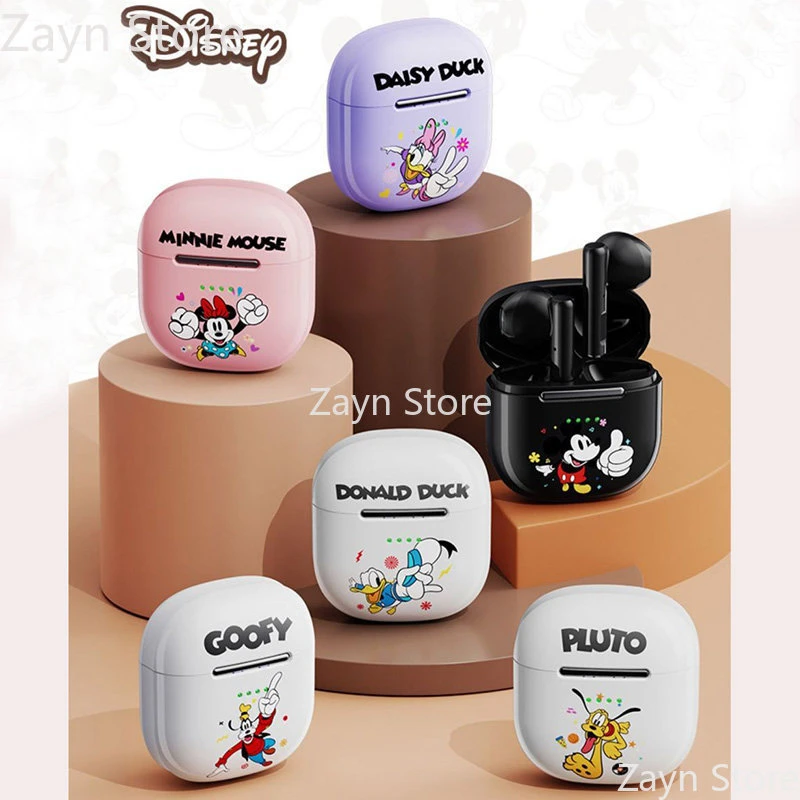 Disney mickey minnie mouse pato donald goofy sem fio bluetooth fone de ...