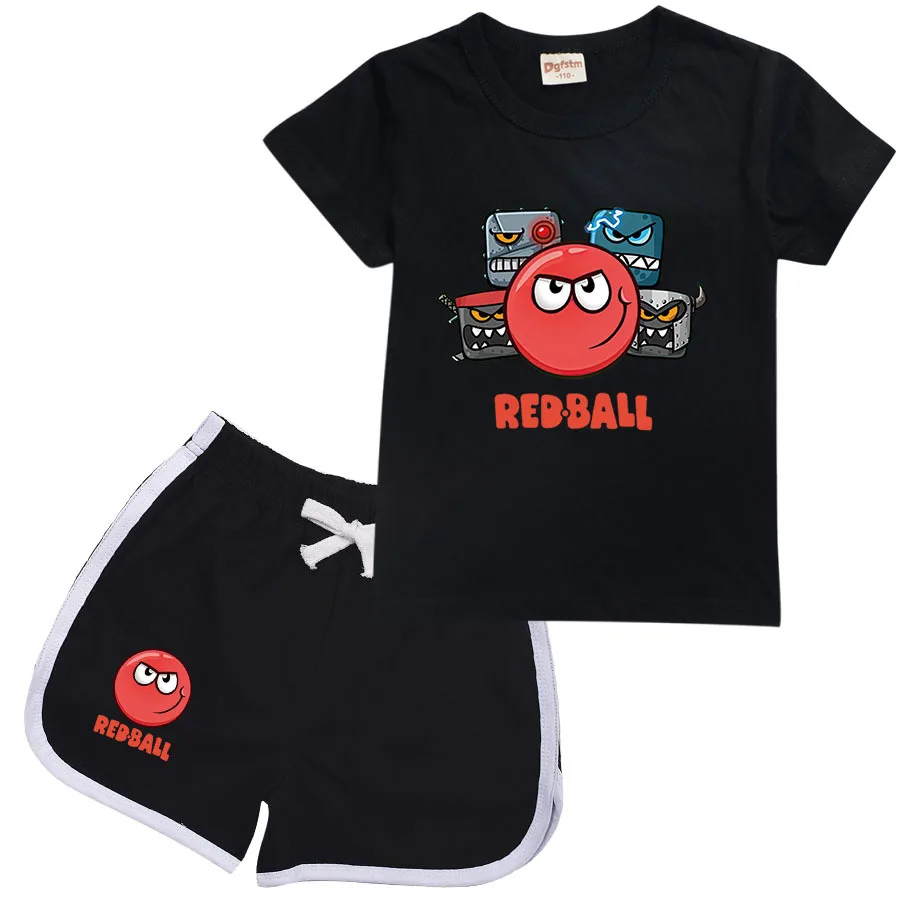 Red-Ball-4-Anime-Toddler-Boy-Clothes-Summer-pajamas-Cotton-Short-Sleeve ...
