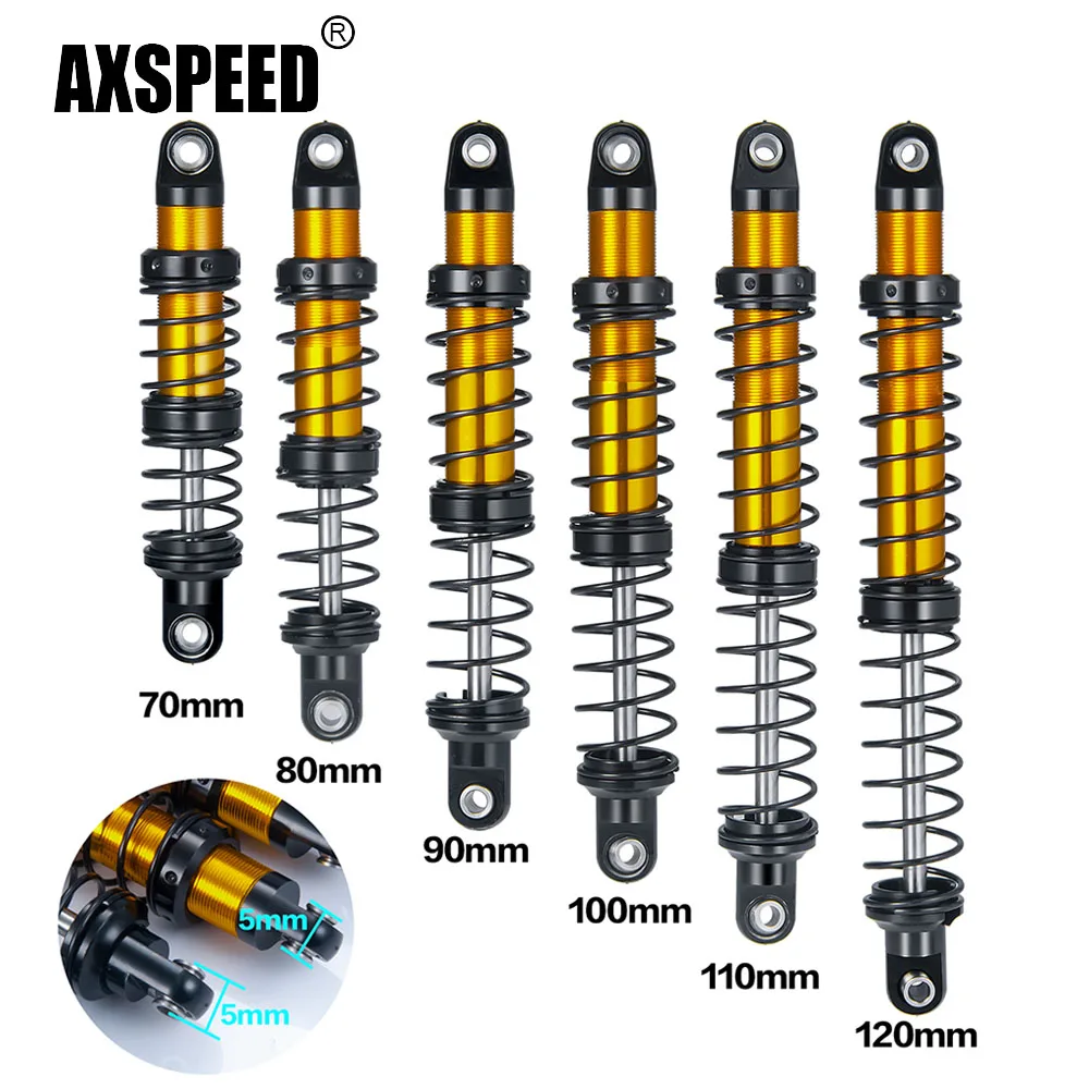 AXSPEED-4Pcs-Aluminum-Oil-Shock-Absorber-70mm-80mm-90mm-100mm-110mm ...