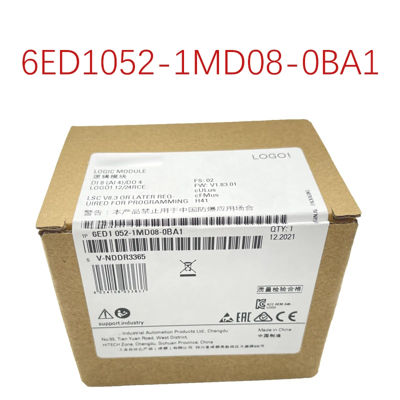 Neue PLC Controller 12/24RCE Logic Modul 6ED1052 1MD08 0BA0 Volle ...