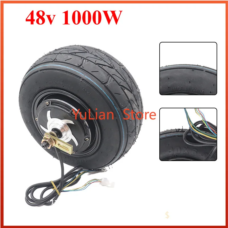 High-quality-48v-1000W-10-inch-electric-scooter-motor-special-tire-10x6 ...