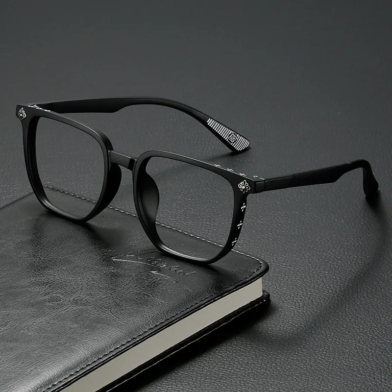 Fashionable-Retro-Personalized-Carved-Design-TR-90-Big-Frame-Glasses ...
