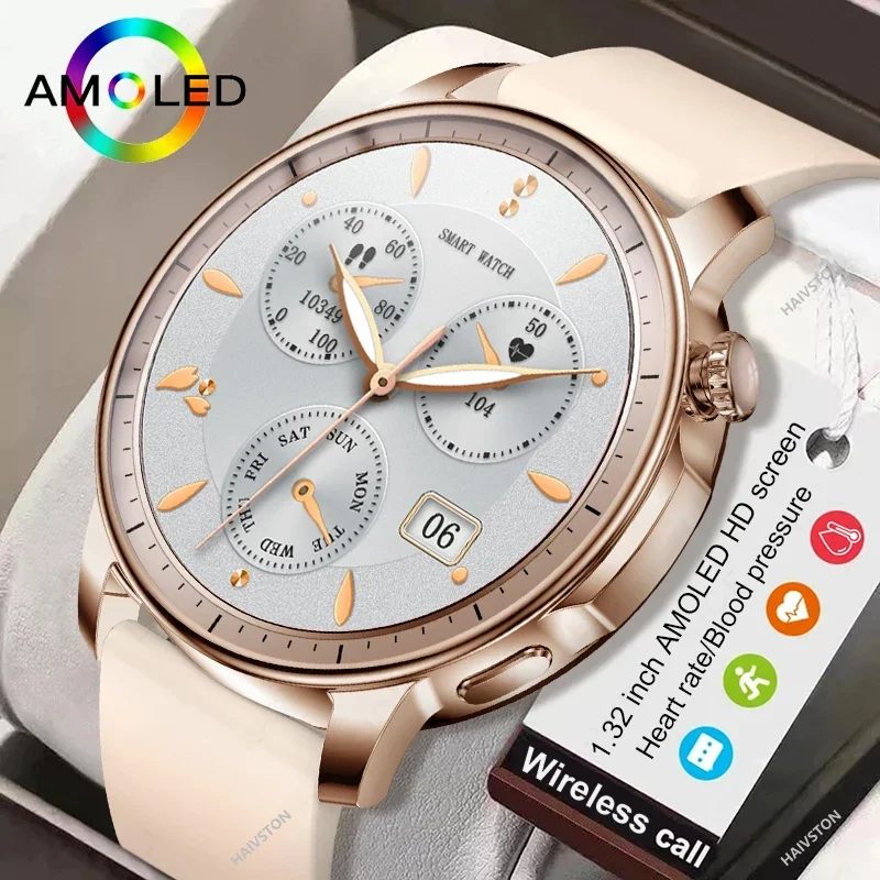 Fashionable-Woman-Smart-Watch-for-Women-Wireless-Call-Connect-Phone ...