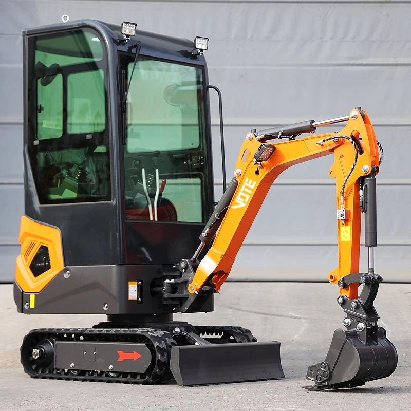 High Quality 1 Ton Mini Excavator Machine Multifunctional Micro Digger ...