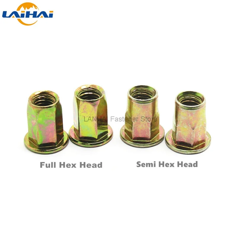 5-10-20pcs-M4-M5-M6-M8-M10-M12-Carbon-Steel-Hex-Hexagon-Flat-Head ...