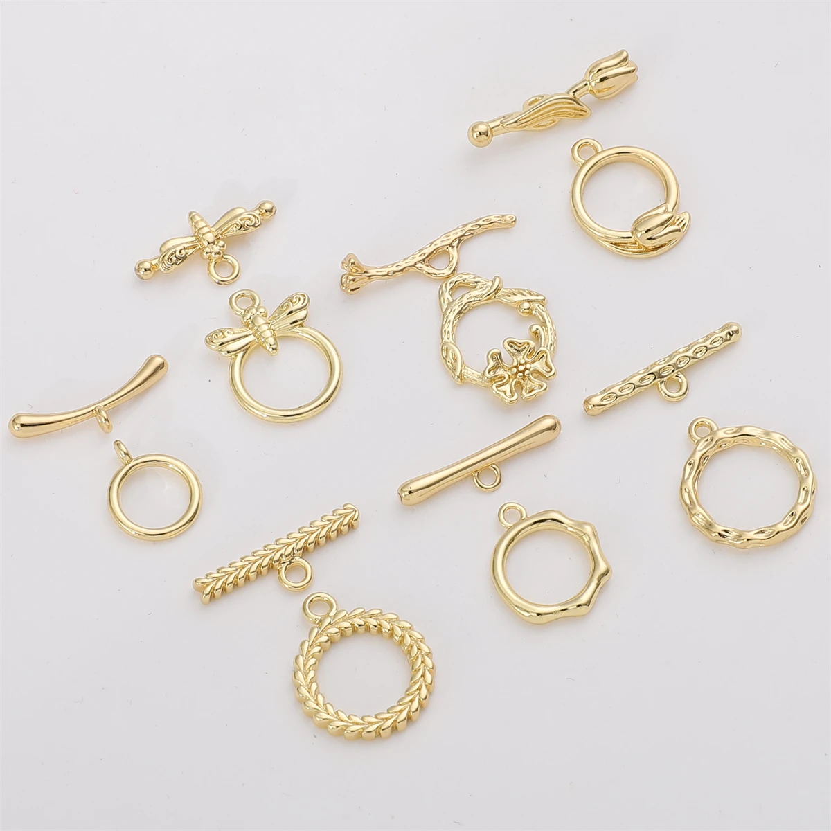 A-Set-Of-14K-Gold-plated-Brass-Personalized-Metal-Clasps-For-Bracelet ...