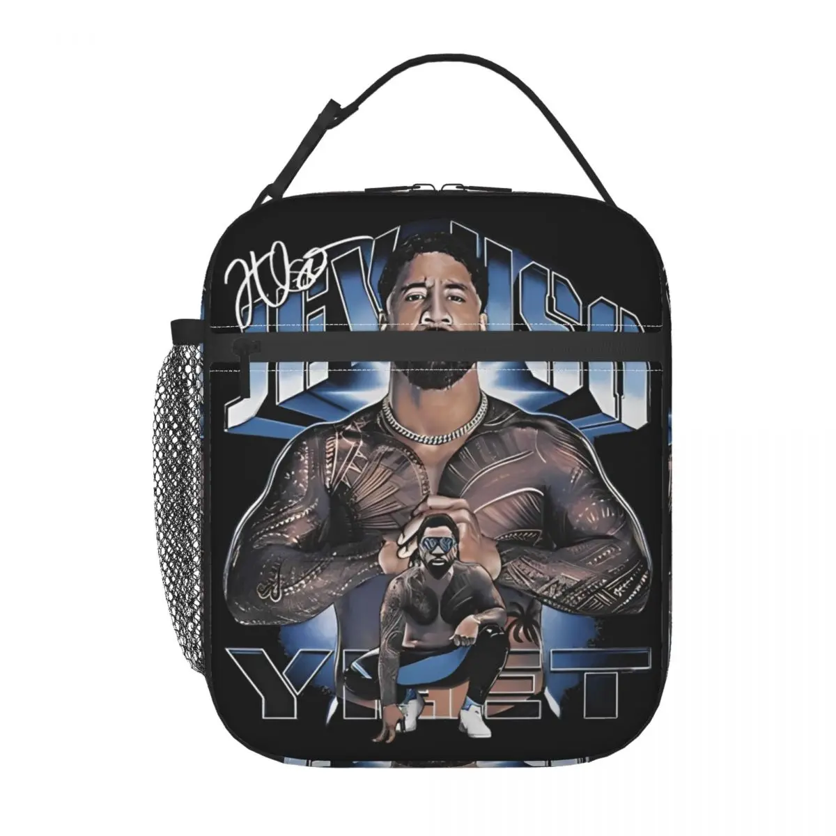 Jey Uso Yeet Wrestling Wrestler Merch Insulated Lunch Bag For Travel ...