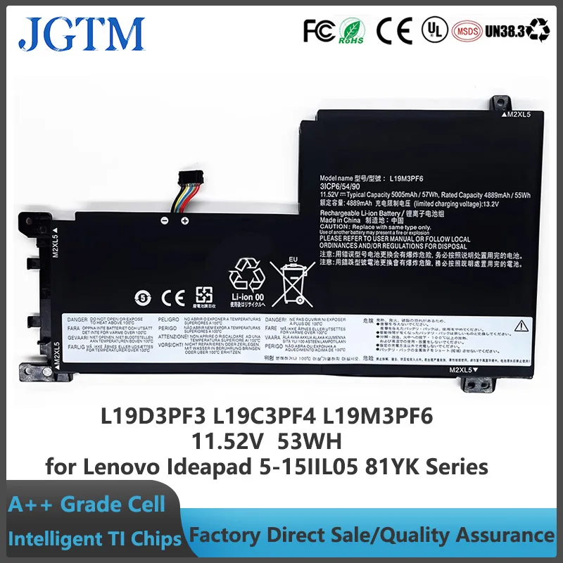 JGTM-L19C3PF5-L19D3PF3-L19C3PF4-L19M3PF6-L19L4PF1-Laptop-battery-for ...