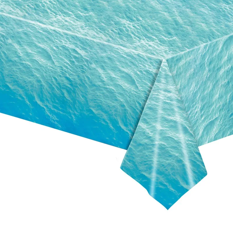 Ocean-Waves-Plastic-Tablecloth-Ocean-Table-Cover-Water-Ripple ...
