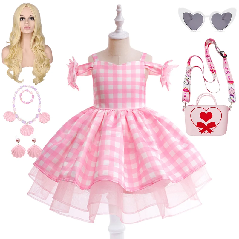 Fancy-Girl-Cosplay-Live-Action-Movies-Ken-Barbi-Plaid-Dress-Halloween ...