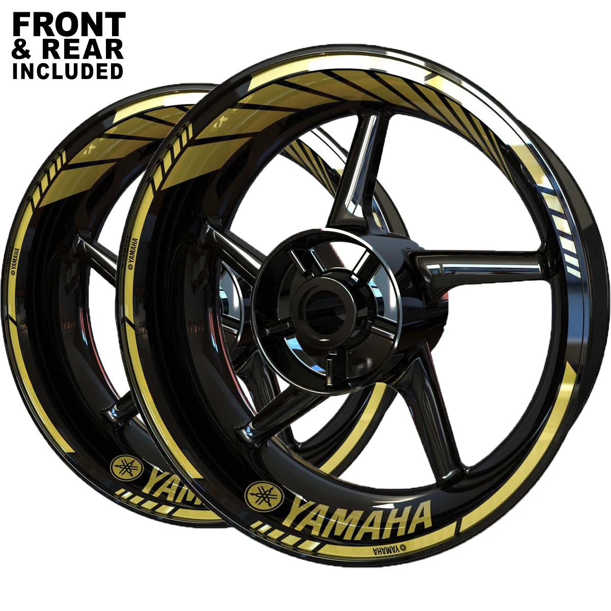 Black Gold Yamaha R1 Decal