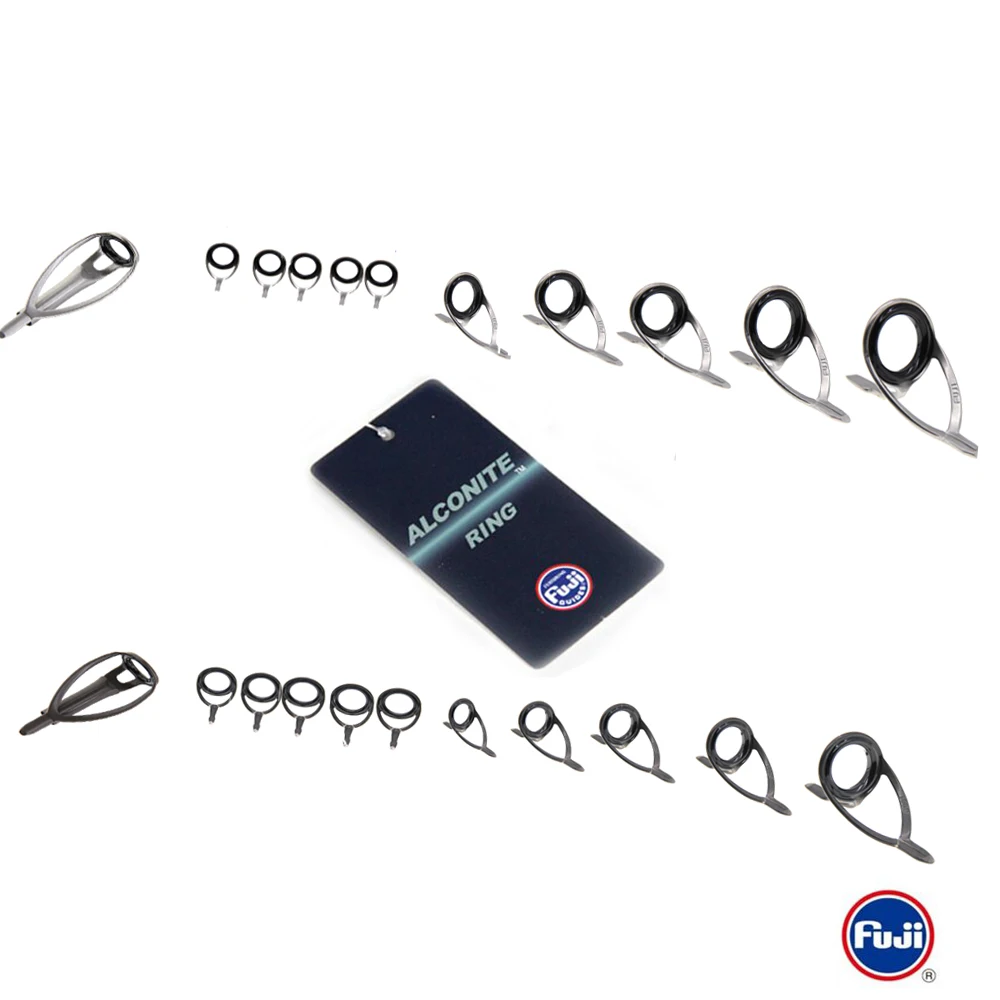 Original-Fuji-Guide-set-KW-CAST-Alconite-Ring-Stainless-Steel-Frame-for ...