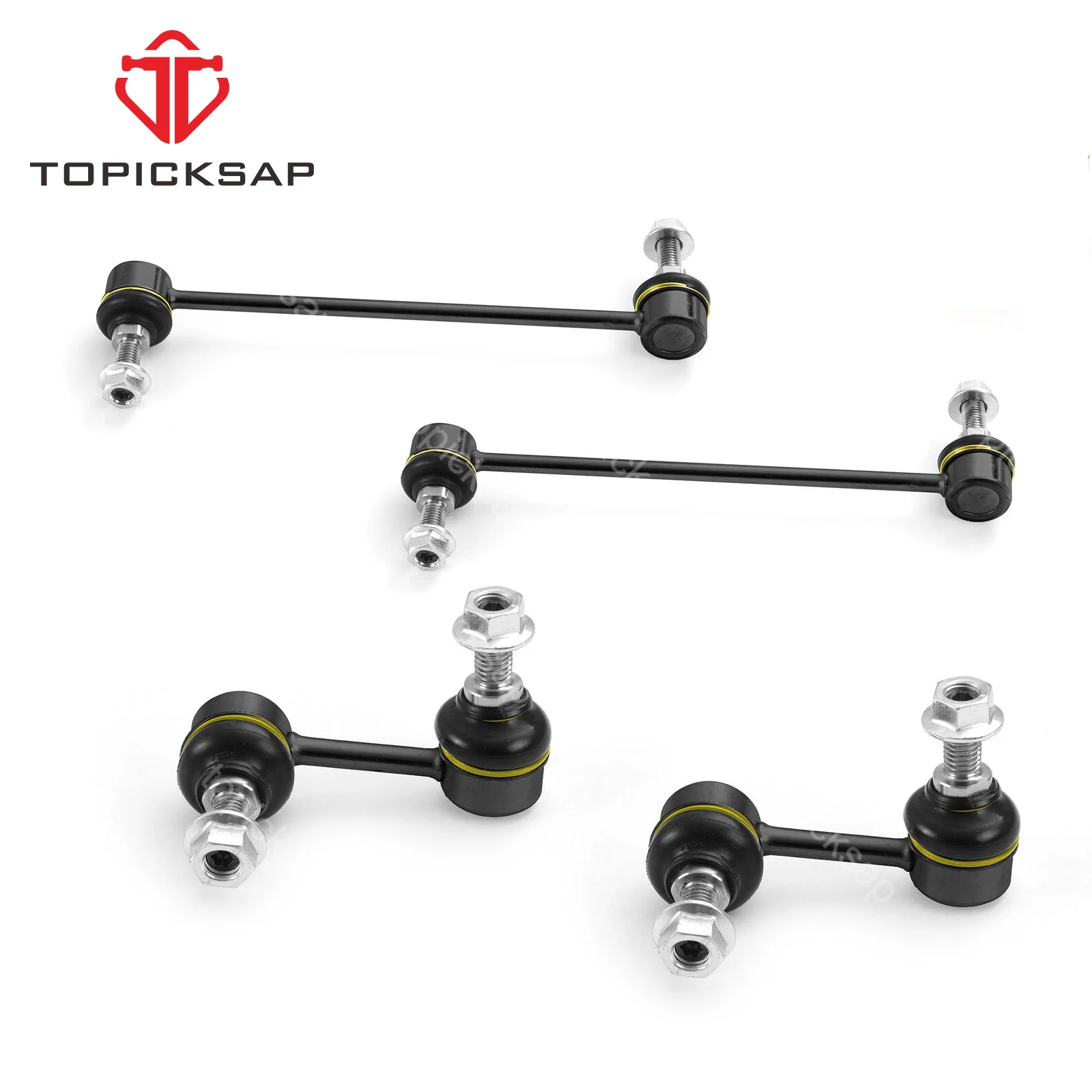 TOPICKSAP 4pcs Front & Rear Stabilizer Sway Bar End Link for Dodge ...