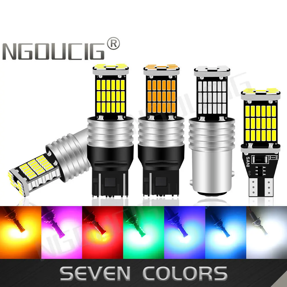NGOUCIG-1x-P21W-BA15S-BAY15D-T20-T15-Led-Bulb-7440-7443-1156-1157-W16W ...