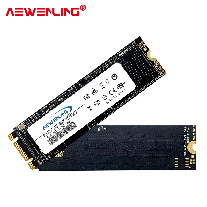 Aewenling m2 ssd m.2 sata 64gb 128gb 256gb 512gb 1tb hdd ngff sata3 ...