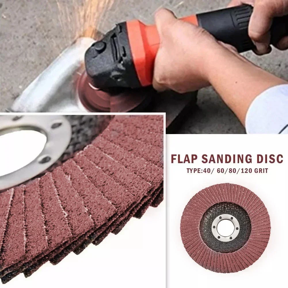 1PCS Grinding Wheel Flap Disc Angle Grinder Sanding Disc For Stone Metal Plastic Polishing Abrasive Tool 125mm 5inch AliExpress