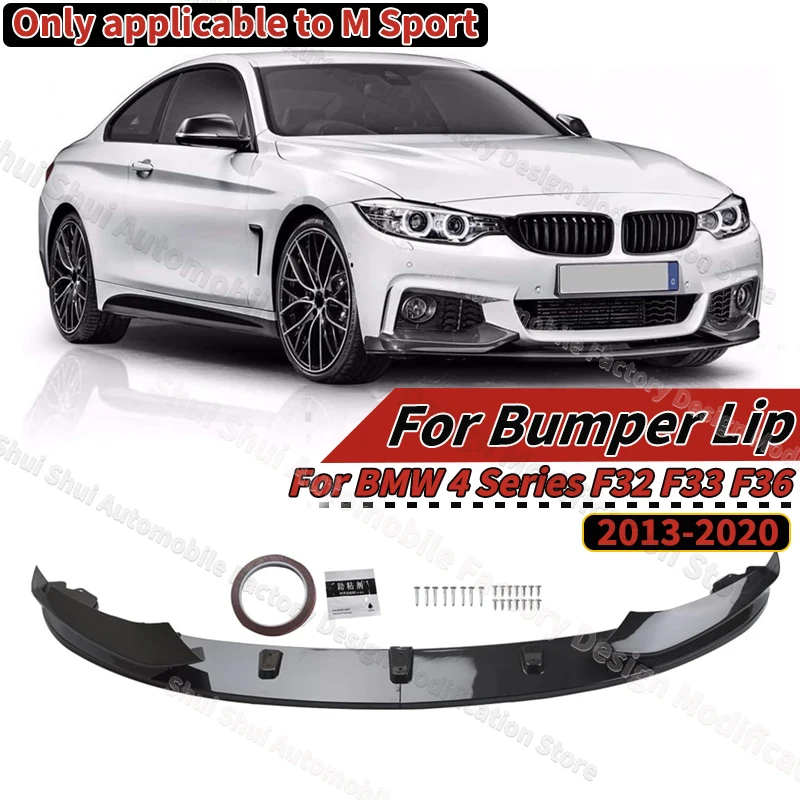 Front Bumper Splitter Lip for BMW F32 F33 F36 M Sport 2013-2020 440i ...