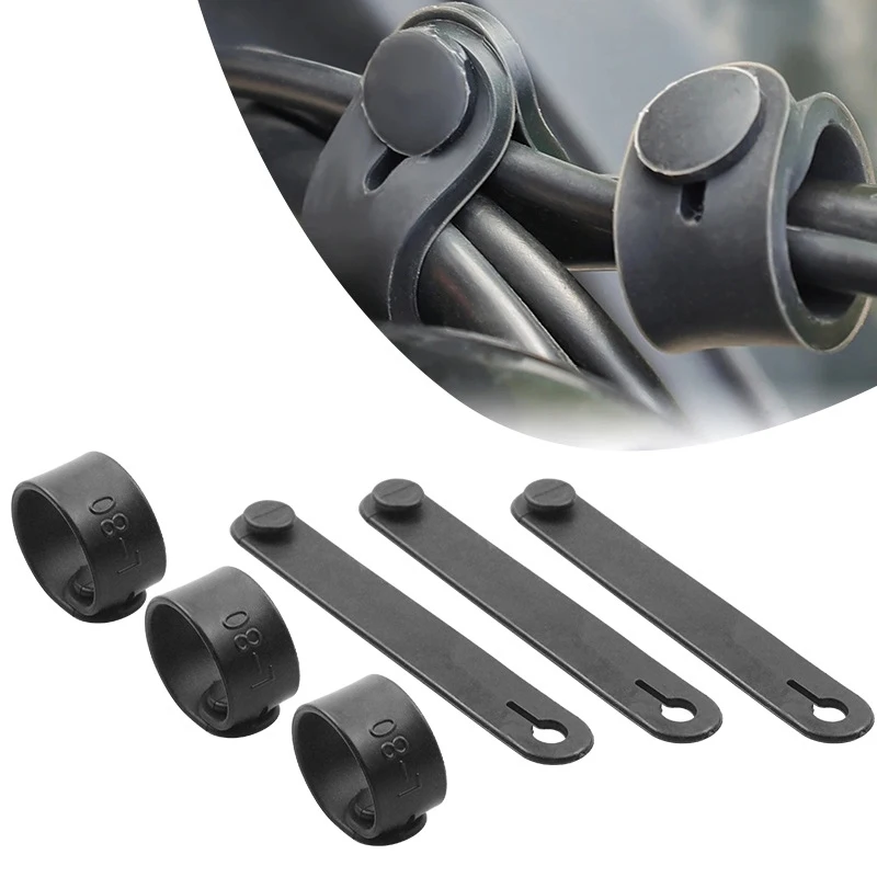 10Pcs-Motorcycle-Rubber-Frame-Securing-Cable-Wiring-Harness-Power-Cord ...