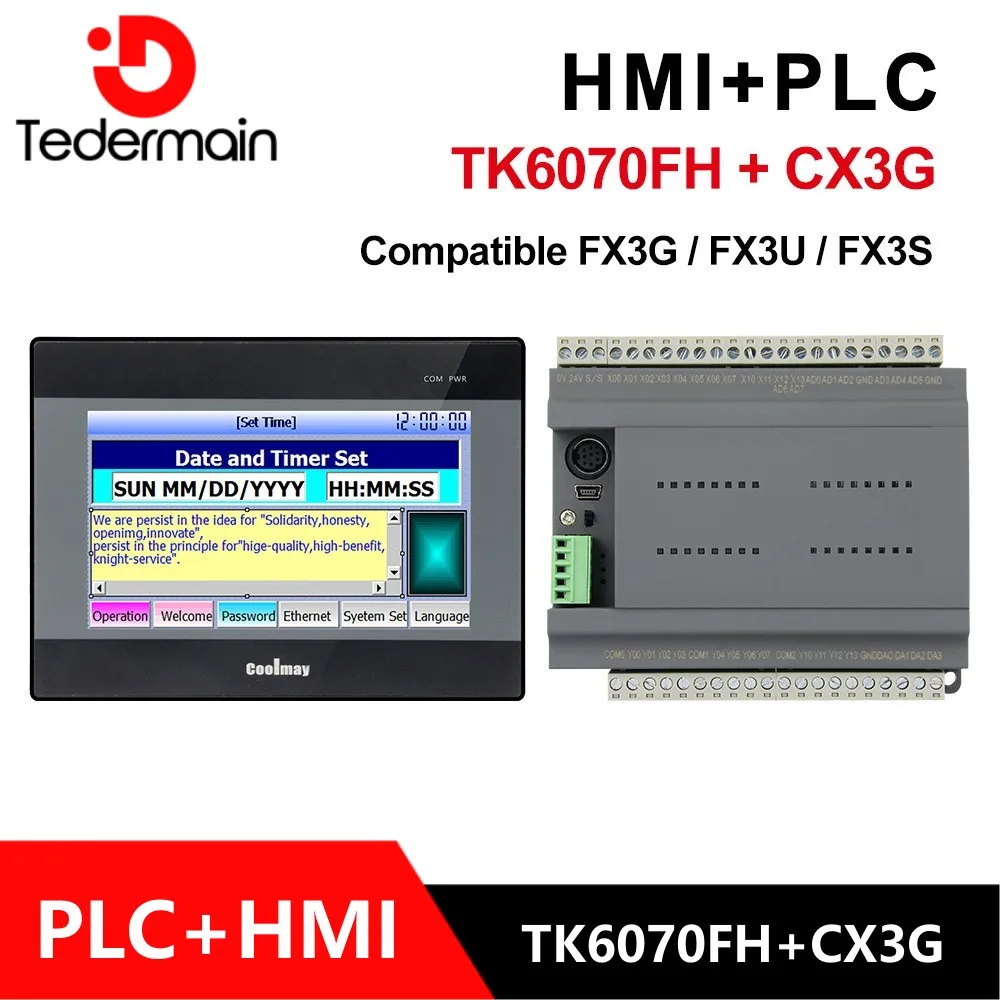 7-Inch-Touch-Panel-Monitor-Coolmay-HMI-And-CX3G-Series-PLC-Industrial ...